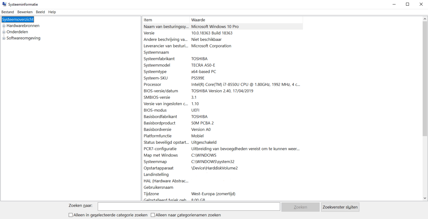 Windows 10 computer specificaties vinden in 2020 | Simpele uitleg